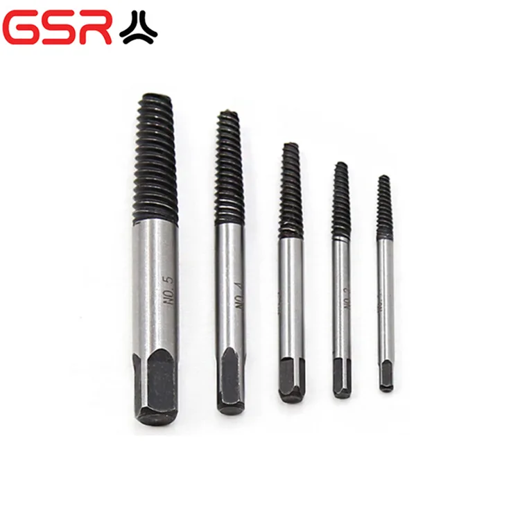 China Manufacturer 5pcs Thread Screw Extractor Set Drill Set High ...