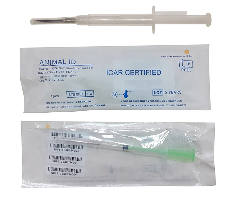 NF Cattle Microchip for Pets - Injectable RFID Identification
