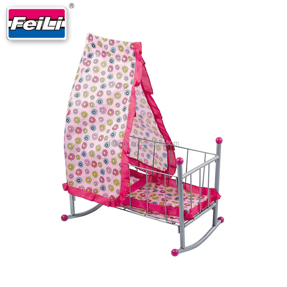 Feili Toy Factory - DIY Metal Baby Doll Cradle for 18'' Doll