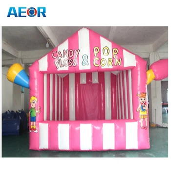 Candy Floss And Pop Corn Inflatable Tent Store,Inflatable Pop Corn ...