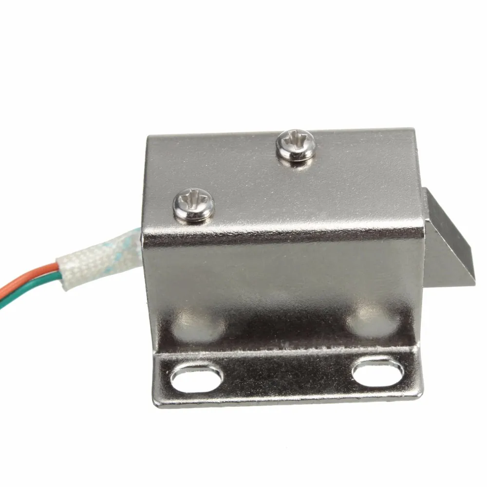 DC 12V Mini Electric Solenoid Lock Assembly for Door Cabinet Drawer