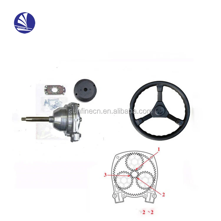 Marine Boat Outboard Planetary Mechanical Steering/hydraulic steering ...