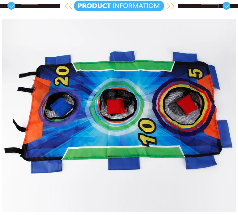 Sports Toys Plastic Bean Bag Toss Game With 3 Holes - Buy Bean Bag Toss ...