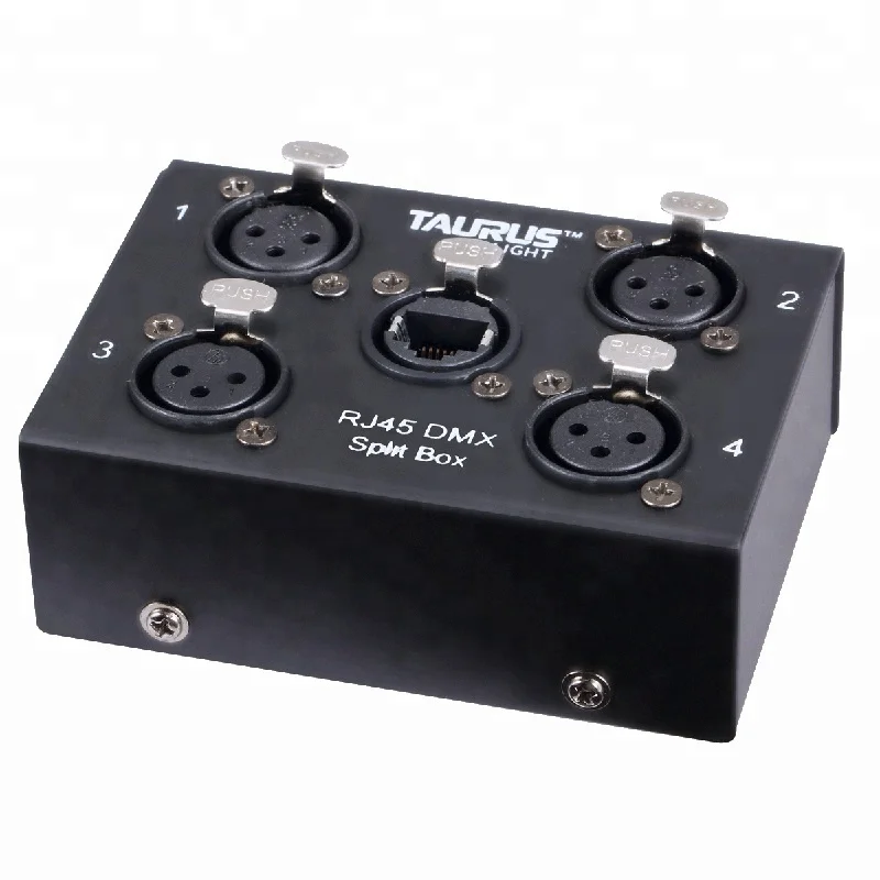 Audio Equipment Dmx 5 Pin Male/female Artnet Rj45 Dmx Splitter ...