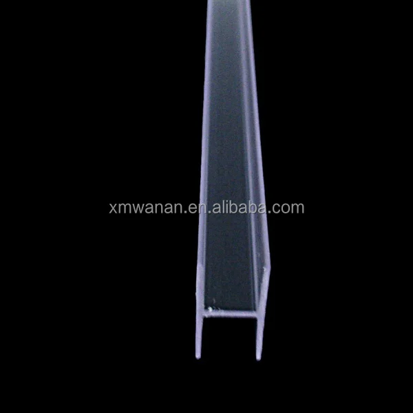 Custom Clear Pvc Plastic H Profile For 10mm Glass - Buy H Profile ...