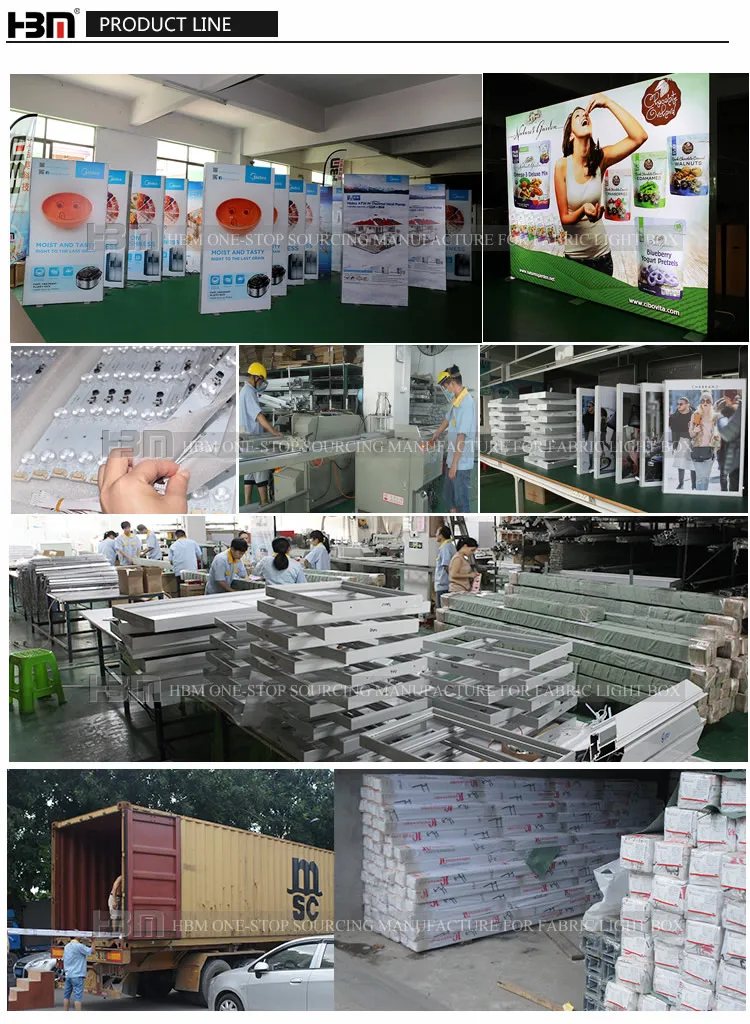 Moq = 1 Piece Led Sign Board Aluminium Extrusion Profile Fabric ...