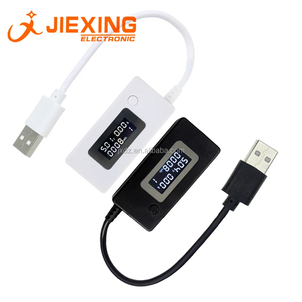 Lcd Digital Screen Display Usb Ammeter Voltmeter Tester Capacity Usb ...