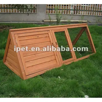 Cheap Outdoor 5ft Triangle Wooden Rabbit Hutch With Run - Buy Rabbit ...