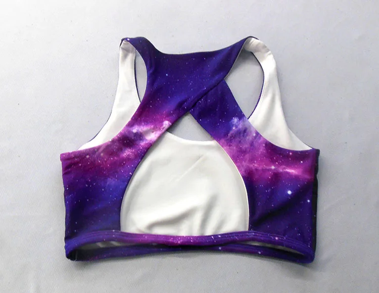 Latest New Model Custom Sublimated Strip Halter Top Japan Sports Bra ...