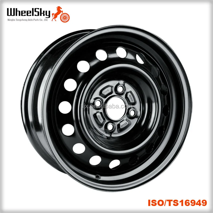 15 Inch 15x5.5 4x100 Black E-coating Steel Wheel Rims For Car - Buy ...