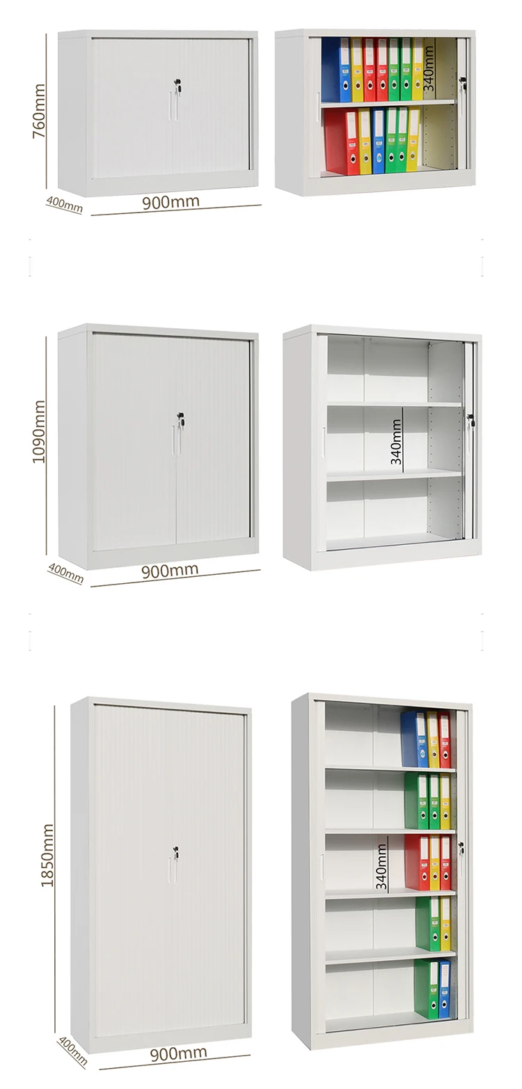Heavy Duty Metal Garage Cabinet with Locking Roller Shutter Doors