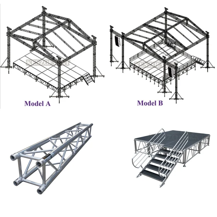 Aluminum Heavy Duty Line Array Speaker Truss Tower - KENZOTRUSS