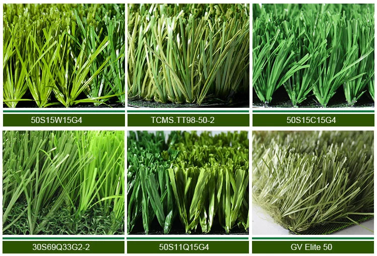 PE Monofilament Artificial Turf 50mm for Soccer Fields