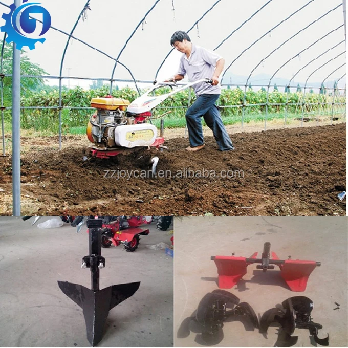 Mini Walking Tractor Tilling Machine Rice Tillers Soil Loosening Land ...