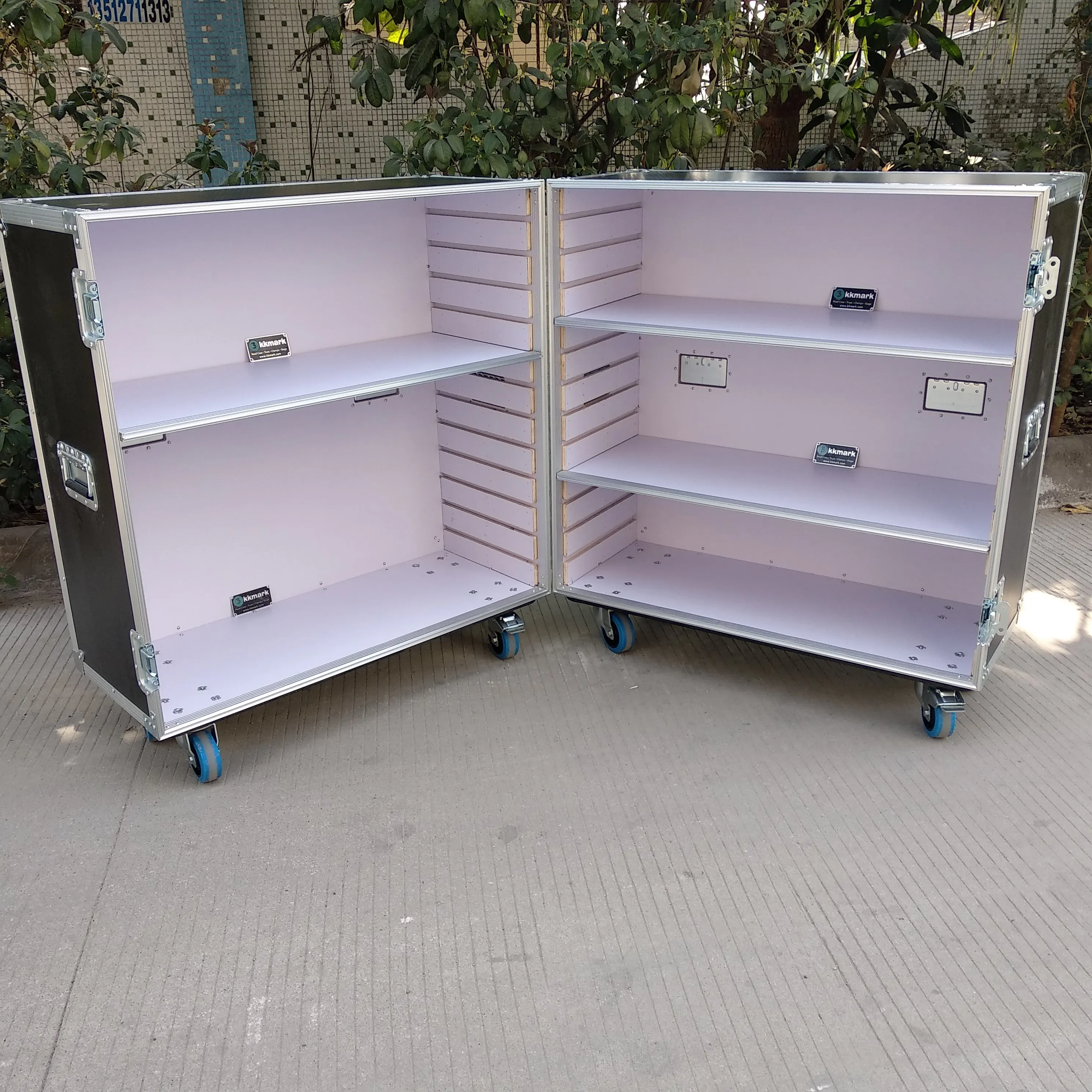 Custom Warehouse Flight Case With Storage Boxes - Buy Flight Road Case ...