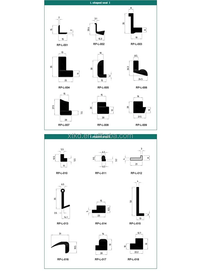 L Shape Extrusion Rubber Seal L Profile Rubber Strip - Buy L Profile ...