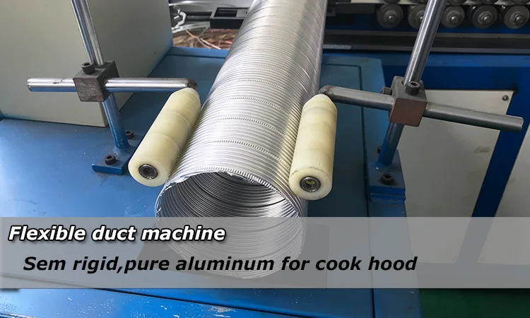 HVAC Air Duct Flexible Stainless Steel Pipe Forming Machine For ...