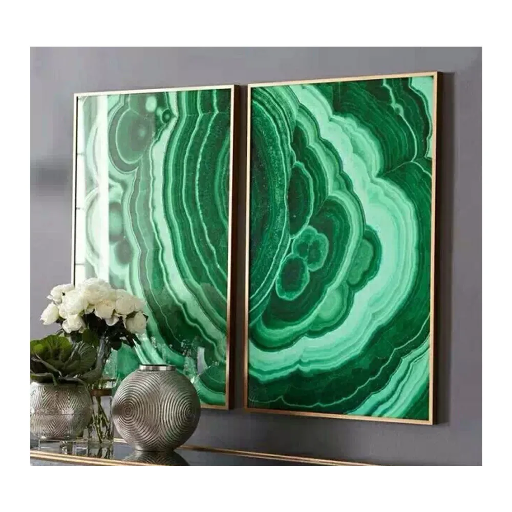 Natural Green Malachite Mosaic Tile Slab - Wandtegel Plaat