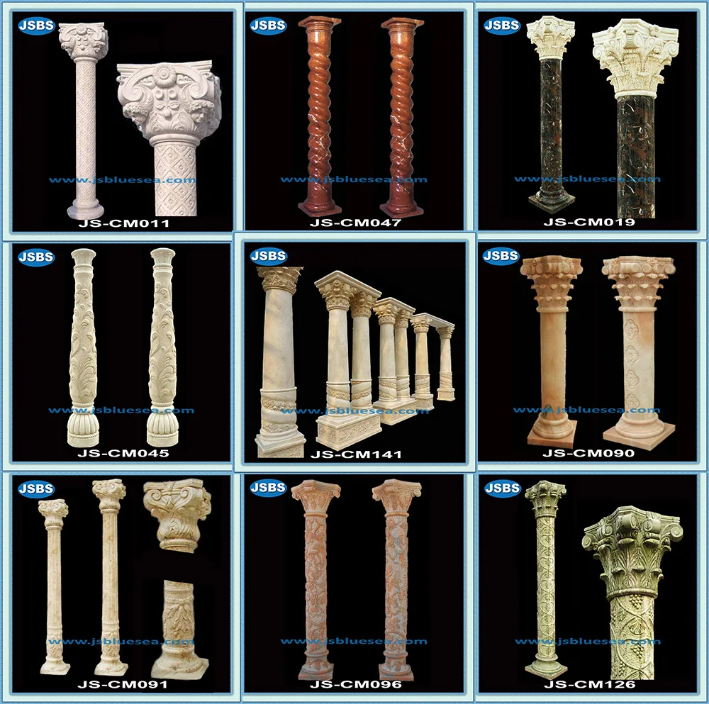 Interior Decorative Marble Stone Porch Columns Design For Sale - Buy ...