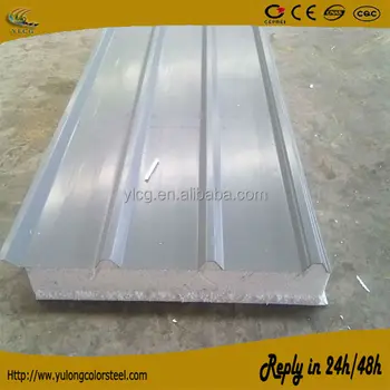 Styrofoam Insulated Corrugated Colorbond Aluminum Roof Sandwich Panel ...