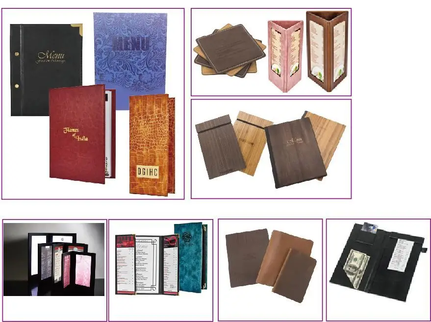 Restaurant s, bars and cafes restaurant check presenter Bill folder ...