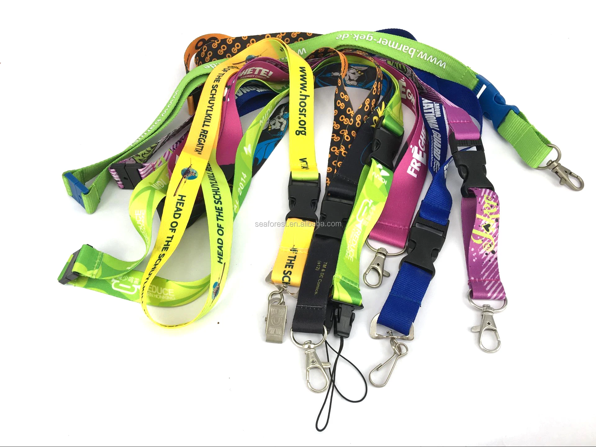 High Quality Custom Polyester Lanyard With Id Badge Holder - Buy Custom ...