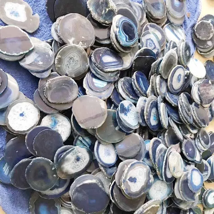 High End Building Material Blue Agate Marble Slab Wall Panel - Buy High ...