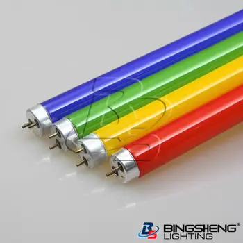 T8 Color Fluorescent Tube Red/yellow/green/blue G13 - Buy Color ...
