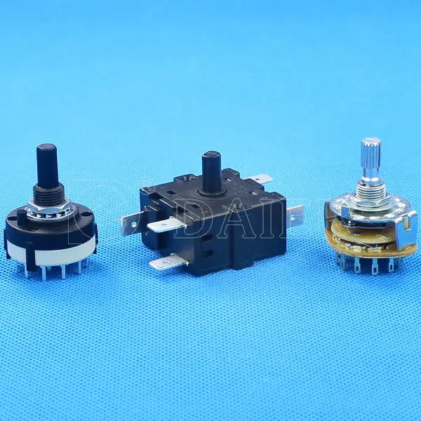 15mm Shaft Length 6 Position Rotary Switch - Buy 6 Position Rotary ...