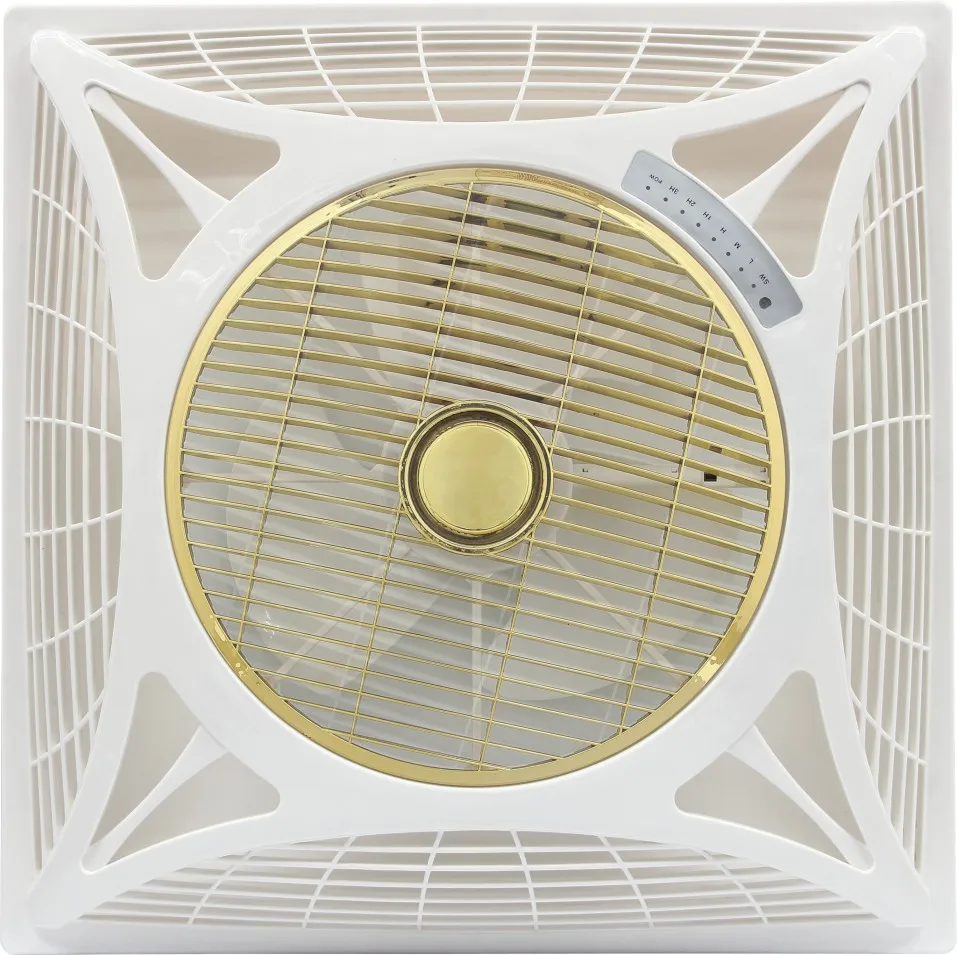 2*2 60x60cm 14 Inch Shami False Ceiling Fan With Led Light Remote ...