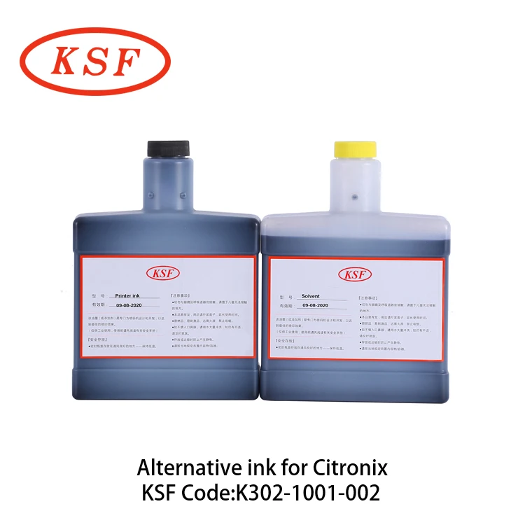 750ml Black Common Compatible Ink 302-1001-002 Ink For Citronix Inkjet ...