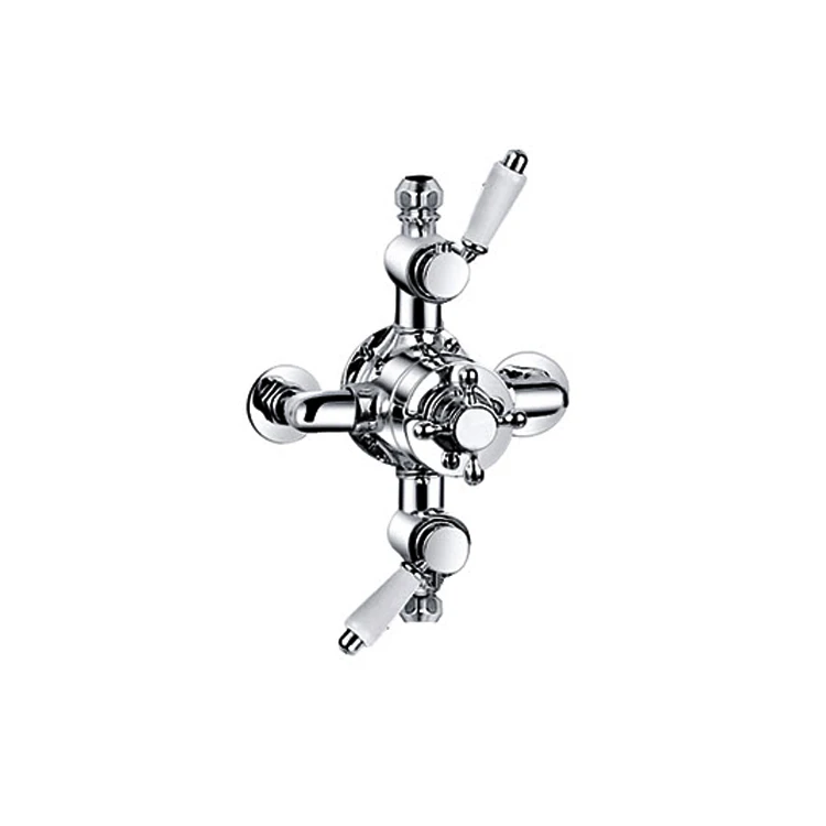 Slion Exposed Thermostatic Shower Mixer - Traditional Style