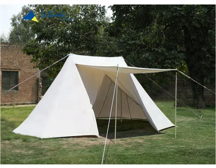 French Double Belled Wedge Tent Cotton Canvas Bell Tent A Type Tent ...