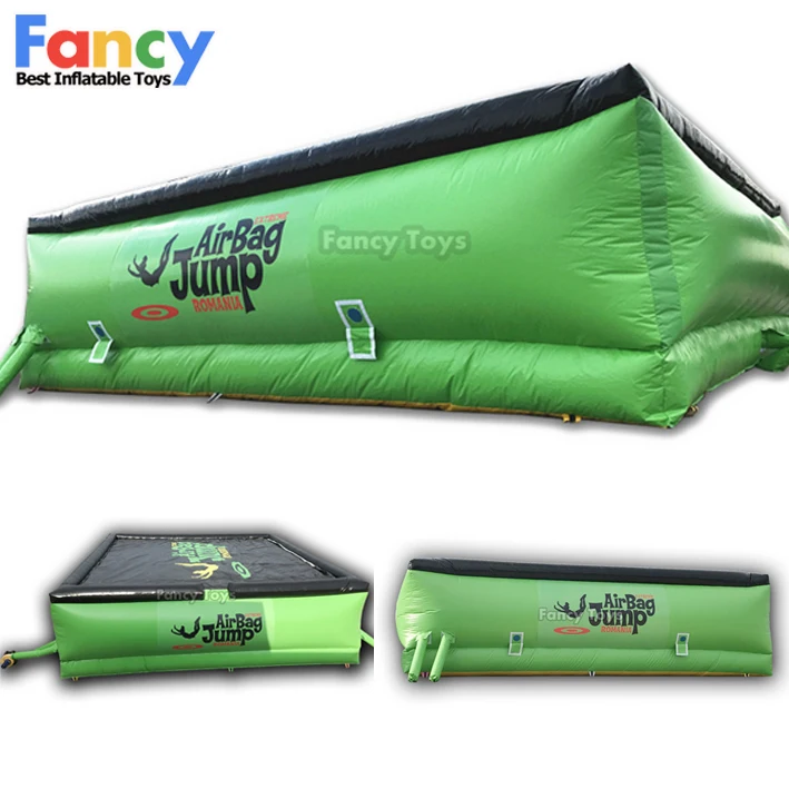 High Free Fall Jump Air Bag For Adult / Inflatable Stunt Air Bag In ...