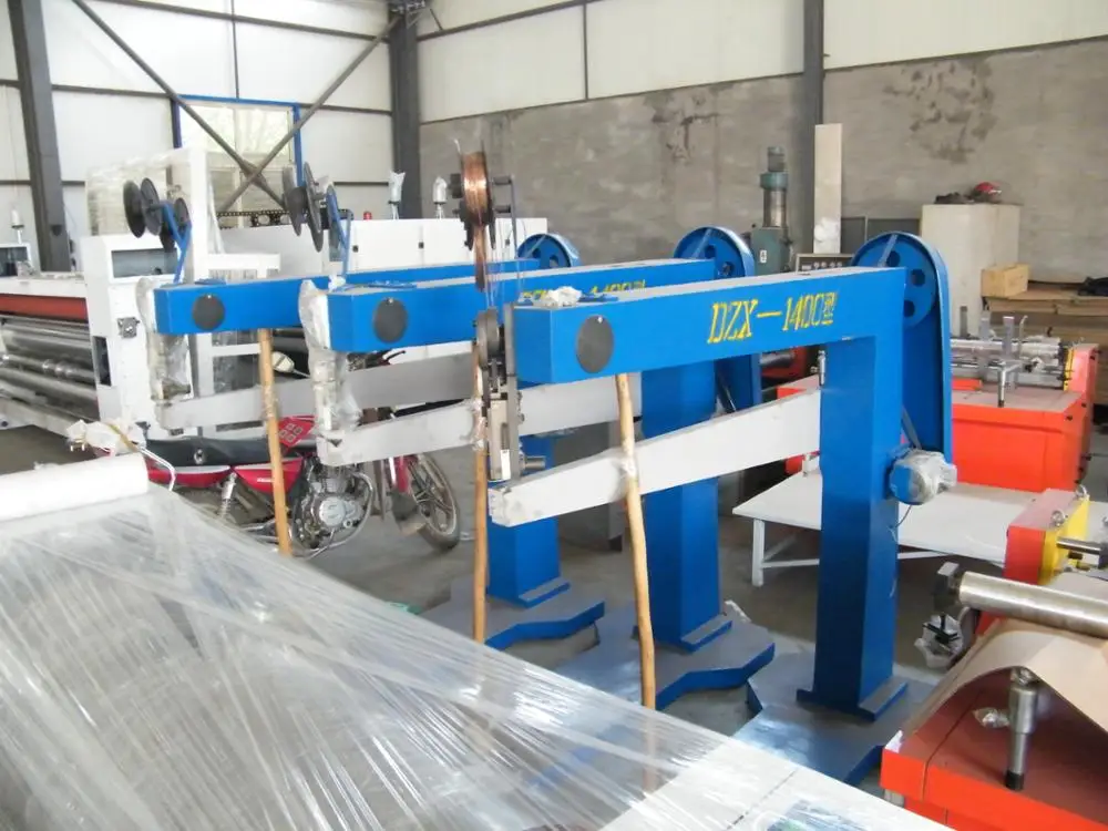 Hot Sell Corrugated Cardboard Making Box Stapling Machine/stapler For ...