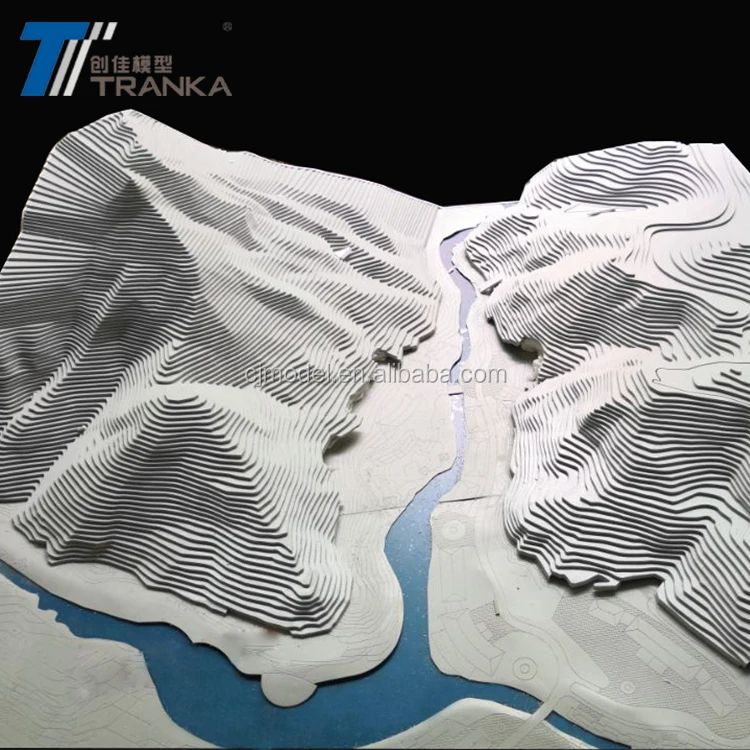Abs Material Topographical Model For Urban Planning Development,Topo ...