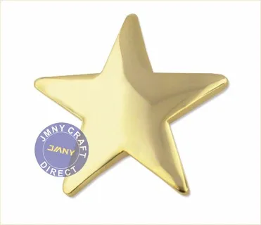 Custom Gold Plated Star Shape Lapel Pin - Perfect Souvenir