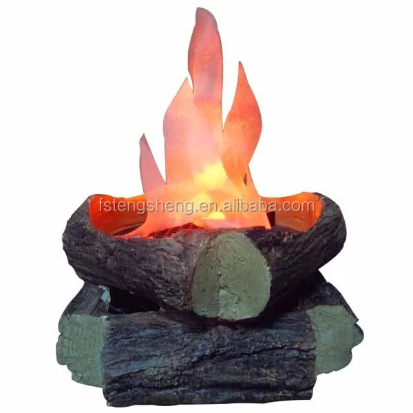 Led Silk Fire Flame Light Halloween Holiday Lighting Silk Flame Lamp ...