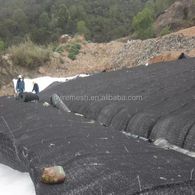 Hexagonal Wire Mesh Reinforced 3D Geomat for Erosion Control