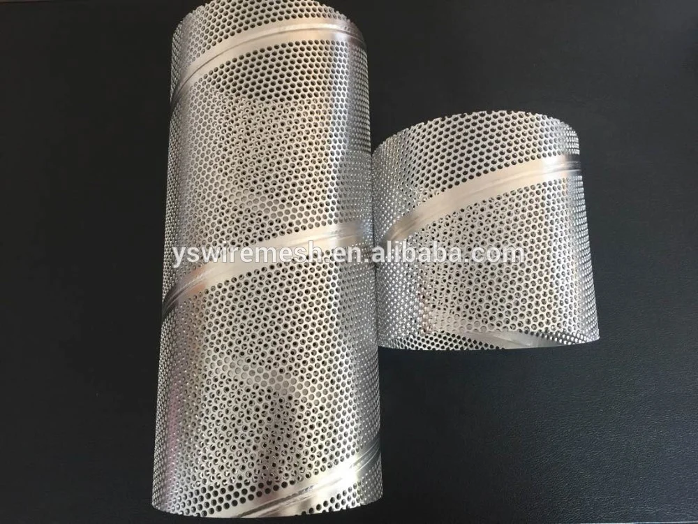Stainless Steel Spiral Welded Perforated Metal Pipe Filter Tube - Buy ...