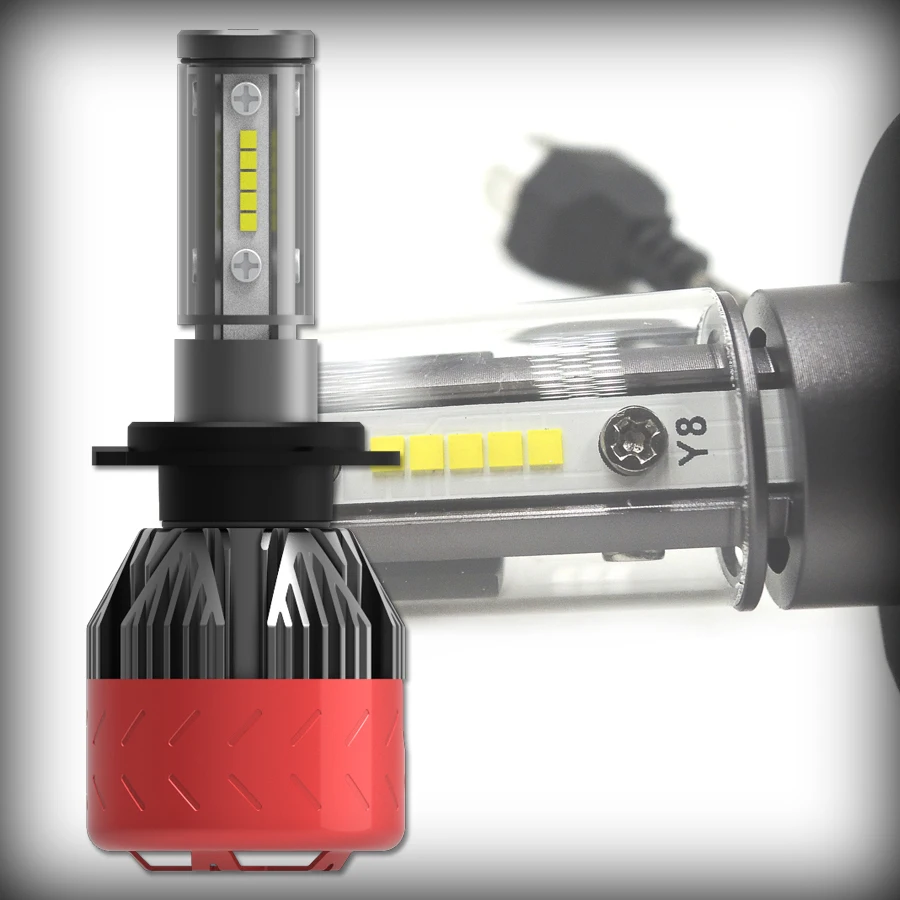 Super Bright E4 4 Side Led Headlight Waterproof Car 6000k H4 Led ...