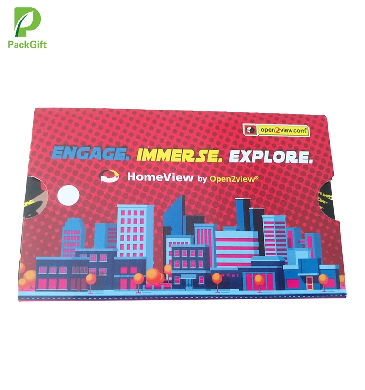 Custom Print Google Cardboard VR Paper Box 3D Glasses