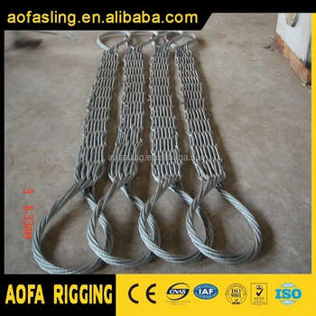 Flat Braided Steel Wire Rope Lifting Sling - Buy Wire Rope Lifting ...