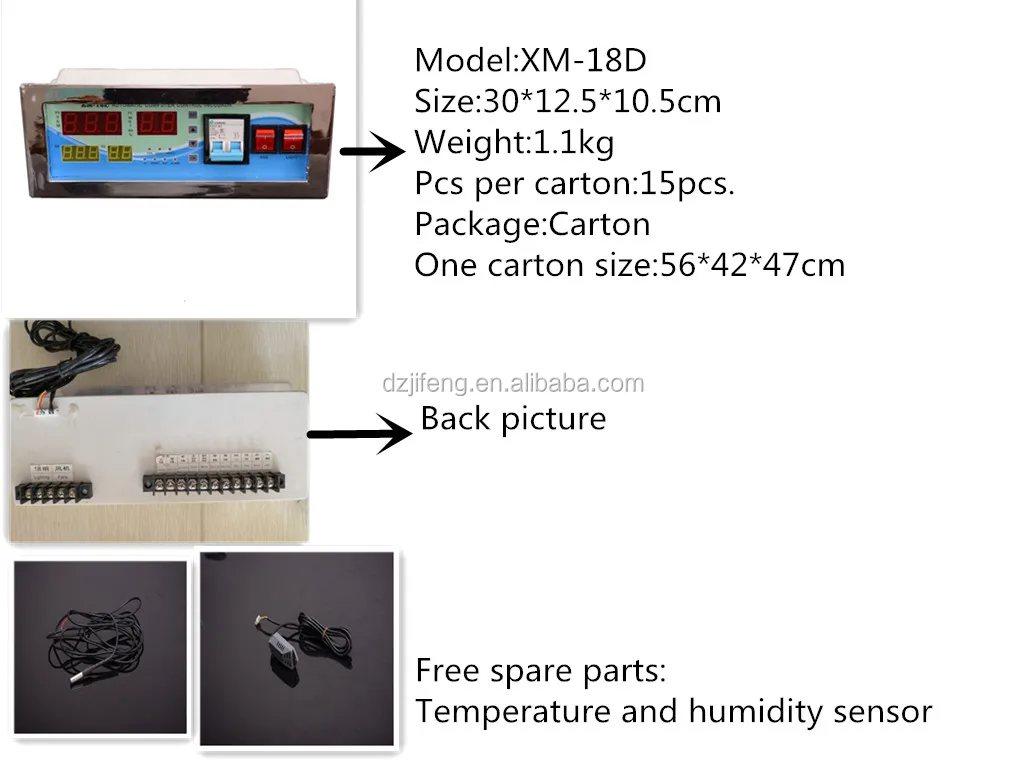 Digital Temperature and Humidity Controller for Incubators