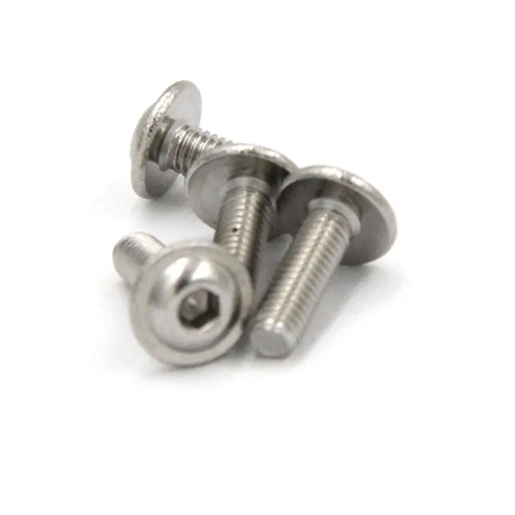 304 Stainless Steel Button Head Flange Hex Socket Cap Screw With Washer ...