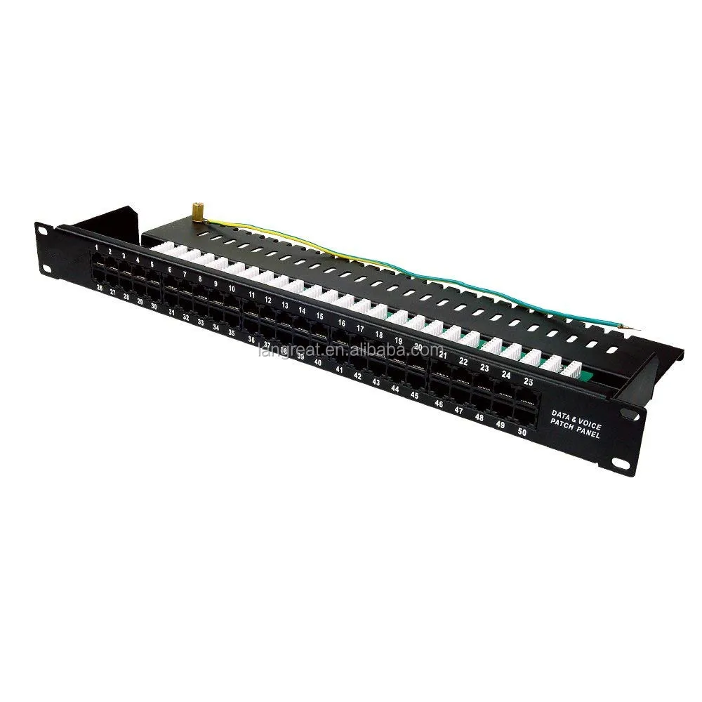 50 Port Cat3 Rj11 Patch Pnael/ 25 Port Patch Panel/ Telephone Voice ...