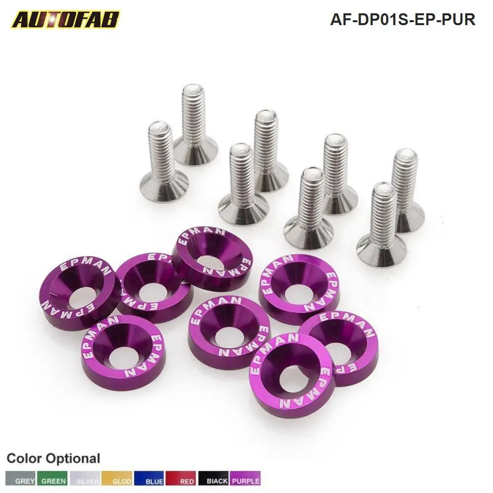 Autofab Fender Washers Bumper Epman Washer License Plate Bolts Kits For ...