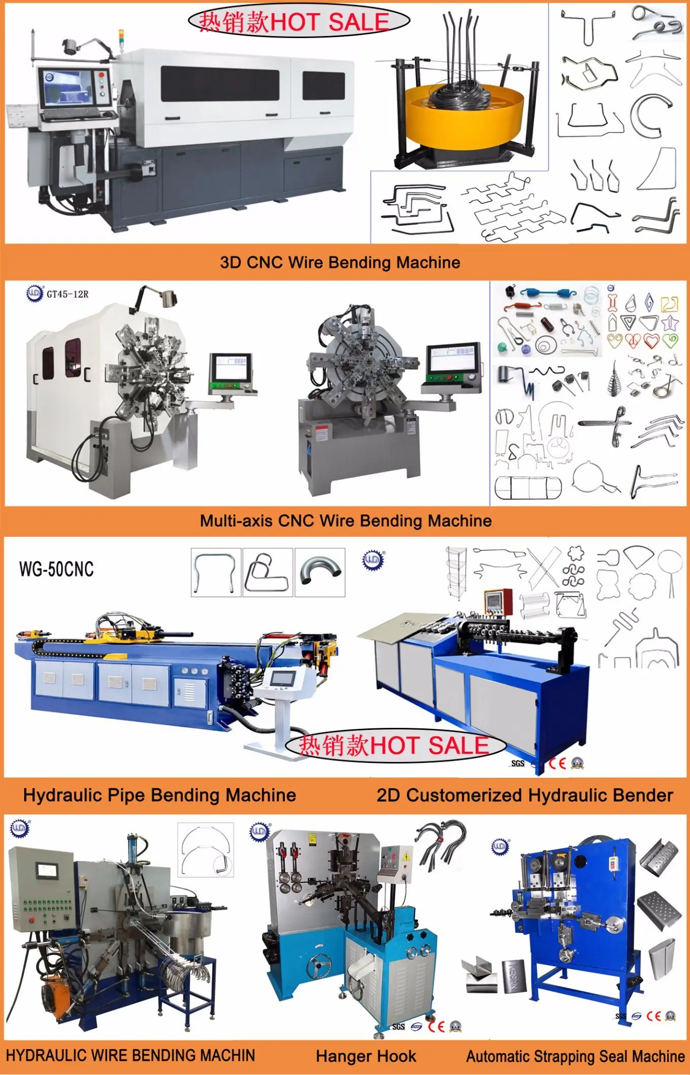 Automatic Precision Spring Coiling Machine GT-MS-6PC