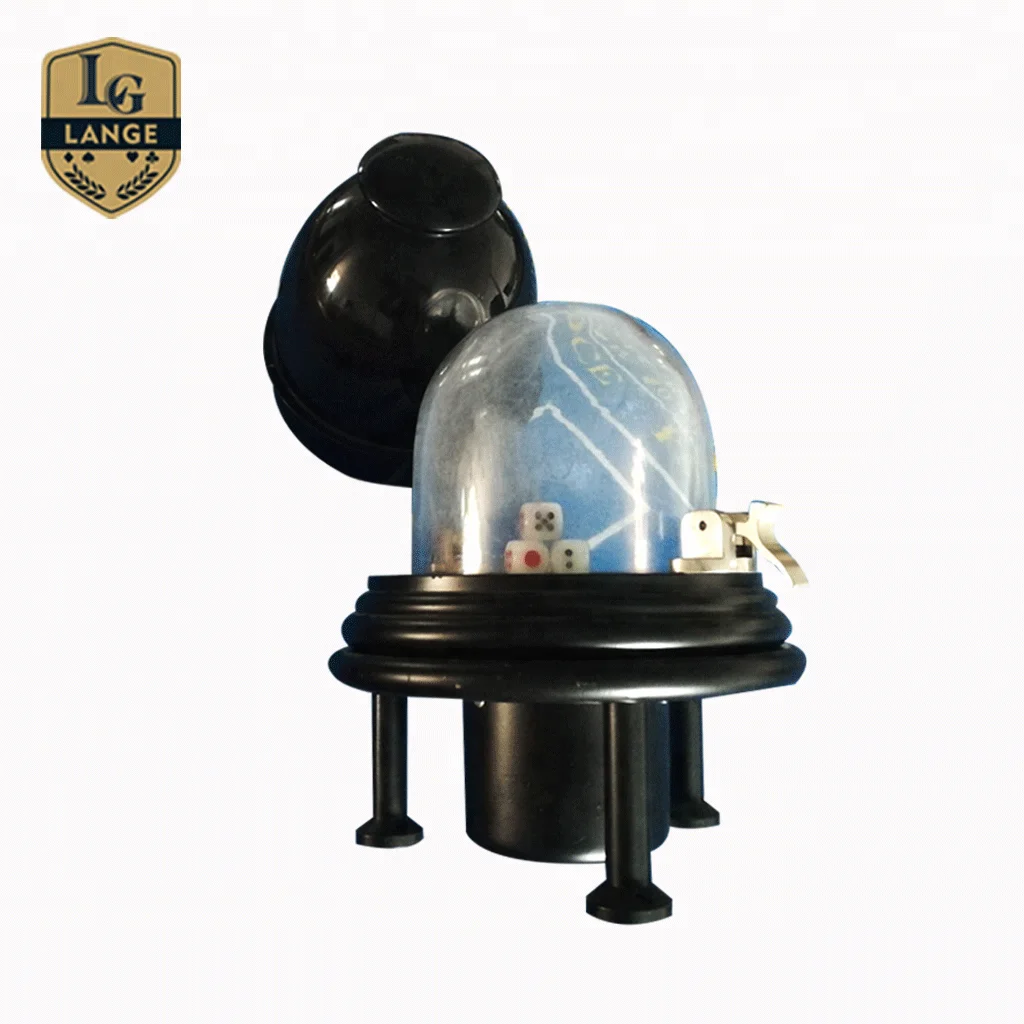 Luxury Gambling Dice Shaker Golden Color Electronic Dice Shaker Cup ...