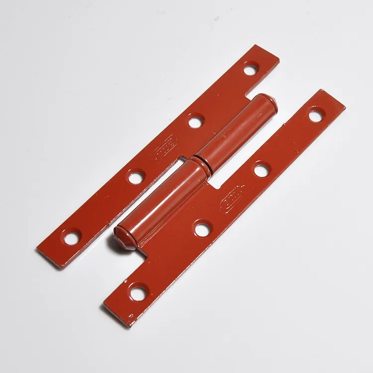 Red Finished H Style Furniture Hinge - Industrial Design